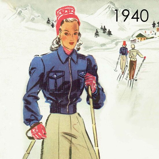 1940s ski jacket sewing pattern