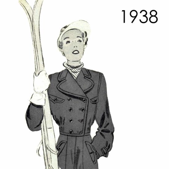 1940s ski anorak sewing pattern